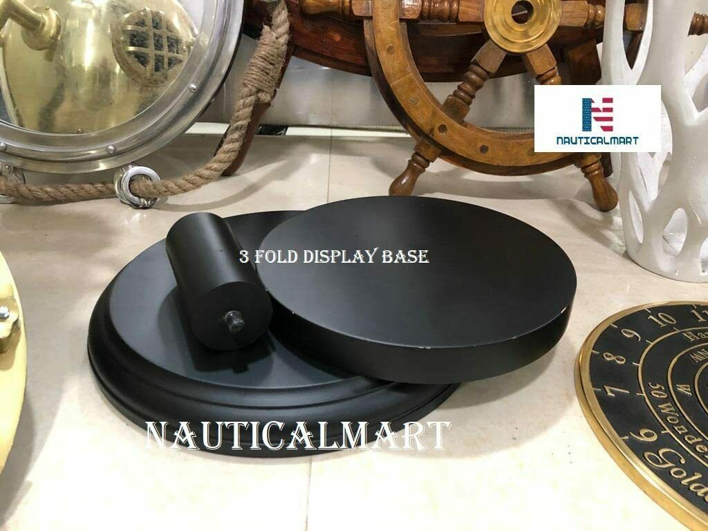NauticalMart Diving Diver Helmet Wooden Base Display Stand - Nautical ...