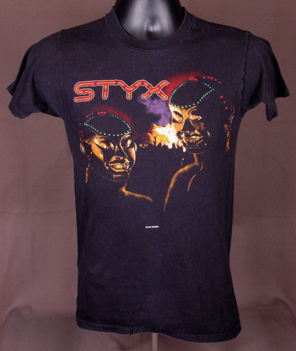 Vintage STYX Concert Tour Shirt-Kilroy Was and 19 similar items