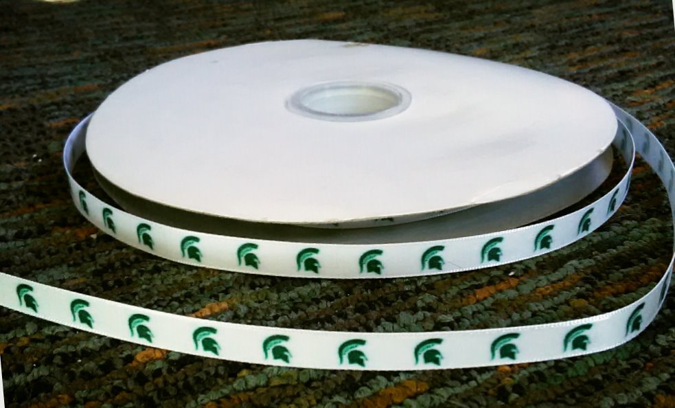 Michigan State University Inspired Ribbon - Multi-Purpose Craft Supplies