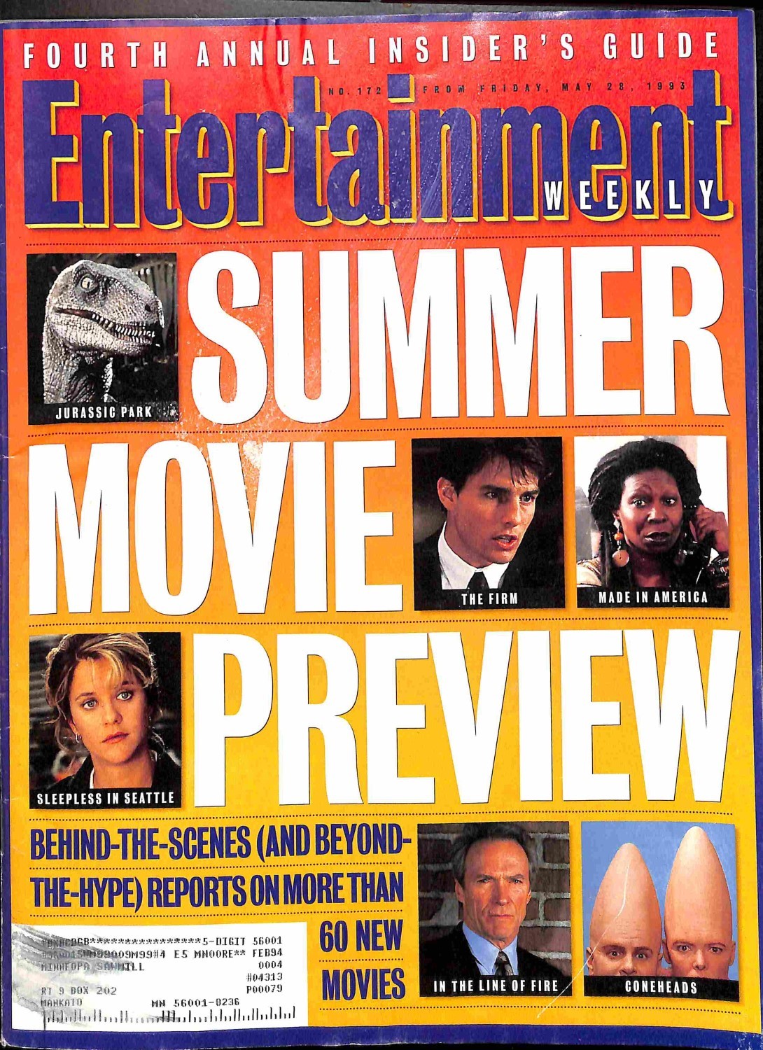 Entertainment Weekly, May 28 1993 - Magazine Back Issues