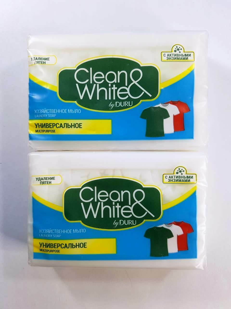 Duru Clean & White Laundry Soap Universal 1 * 125g - Detergents