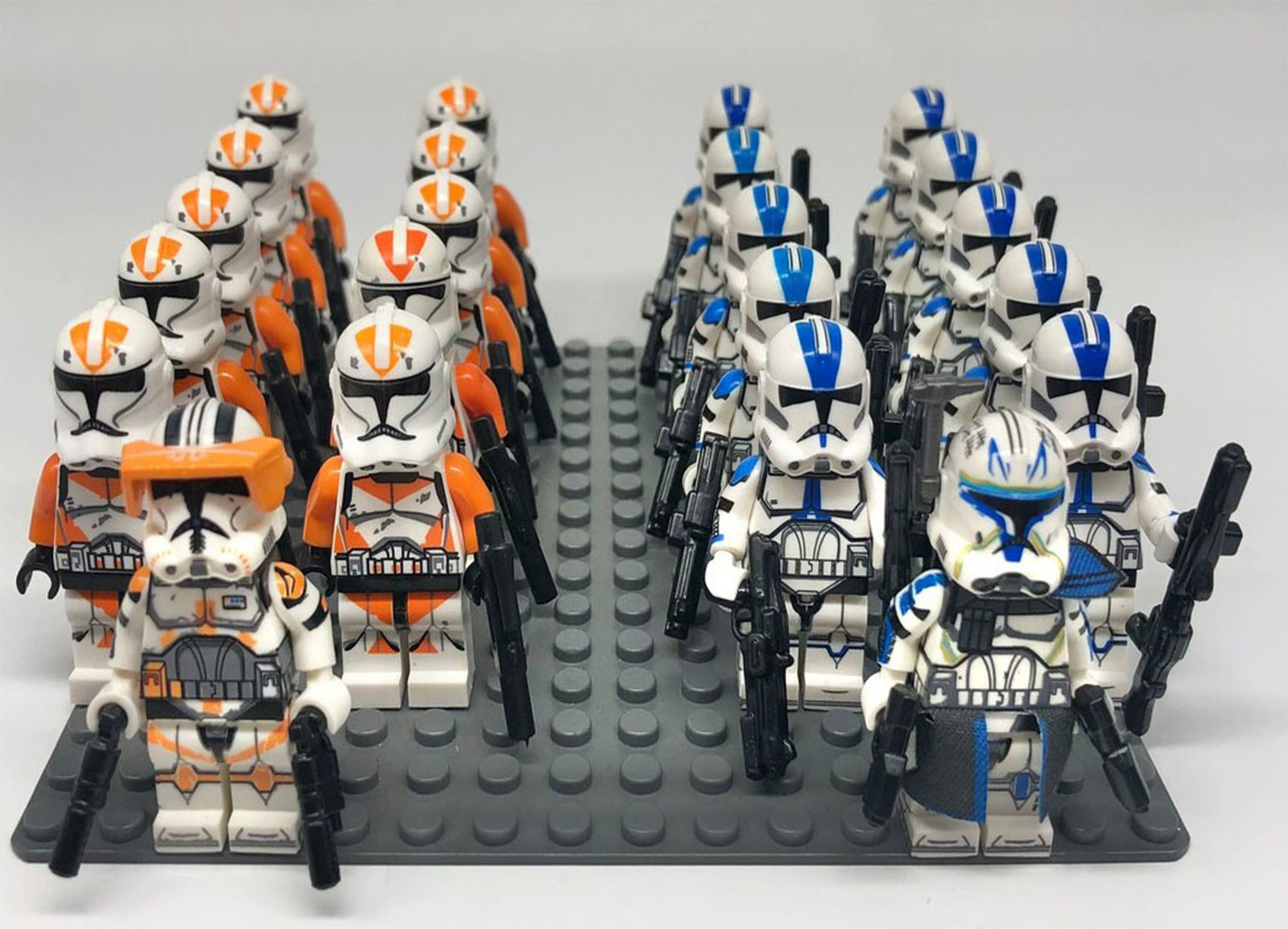 22PCS Star Wars 212th Attack Battalion 501st Legion Captain Rex Cody ...