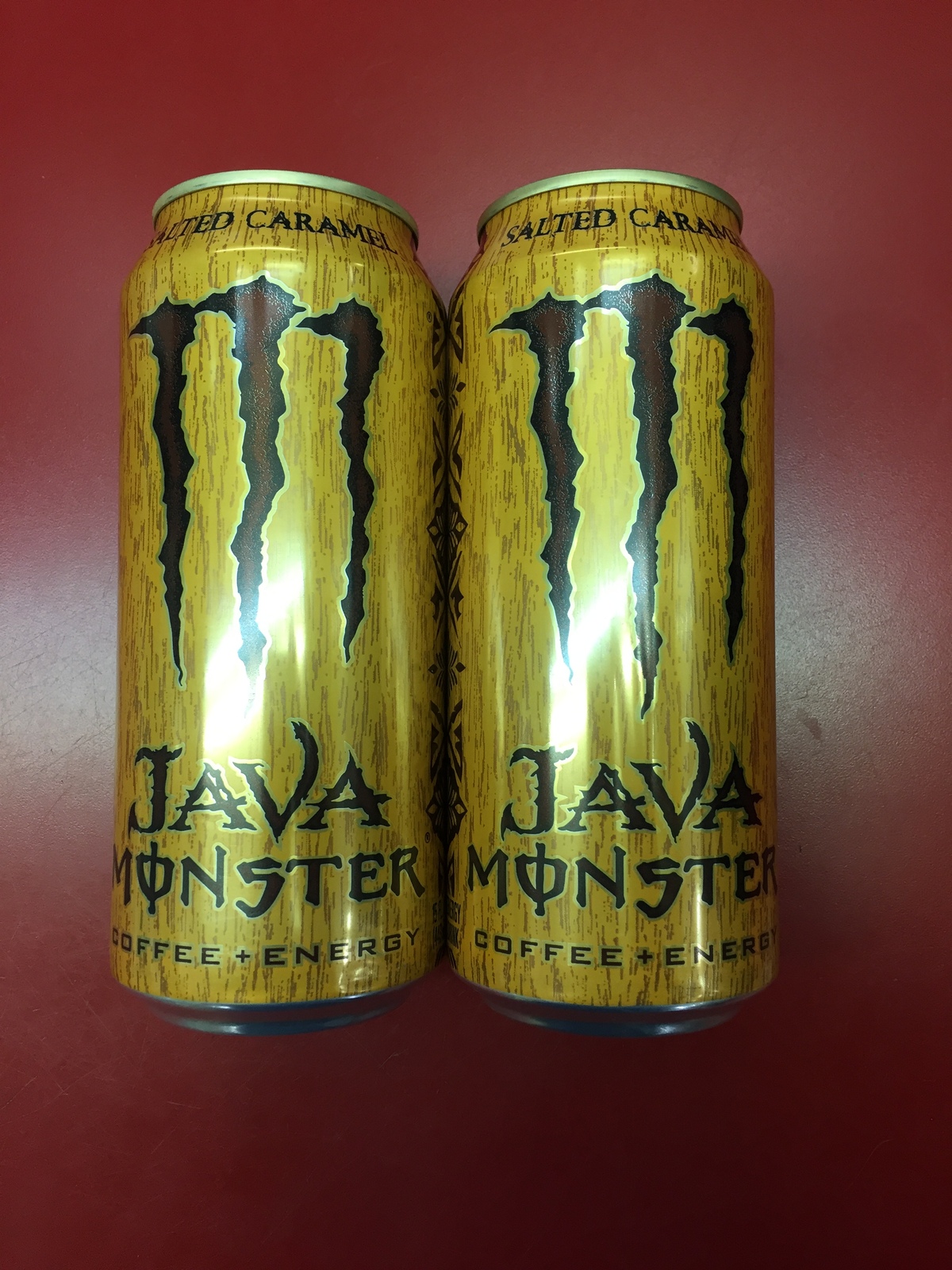 Monster java salted caramel energy drink. Brand new 2 full cans lot ...