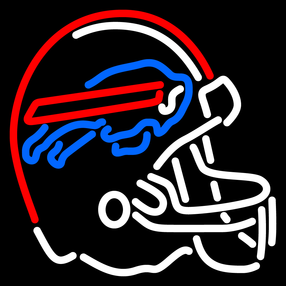 NFL Buffalo Bills Helmet Logo Neon Sign - Other Collectible Lighting