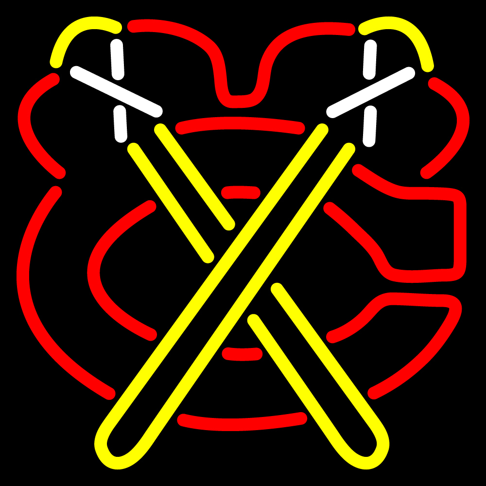 NHL Chicago Blackhawks Logo Neon Sign and 50 similar items