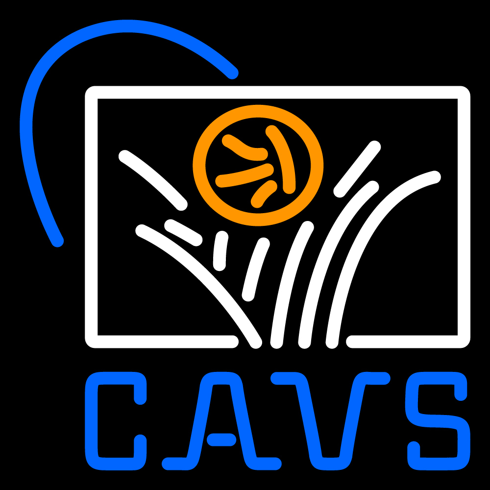 NBA Cleveland Cavaliers Logo Neon Sign - Neon