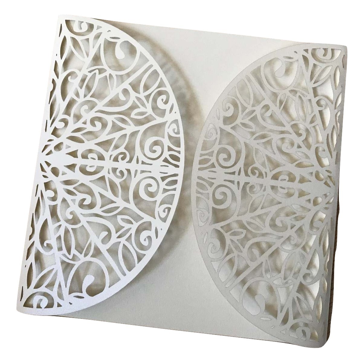 50pcs Custom laser cut Wedding Invitations,customize Laser Cut ...