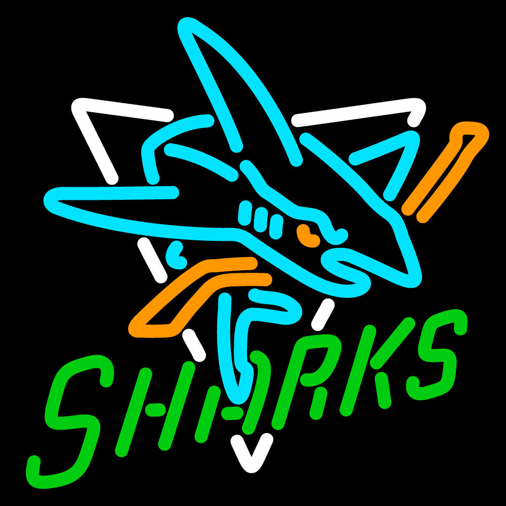 NHL San Jose Sharks Logo Neon Sign - Other Collectible Lighting