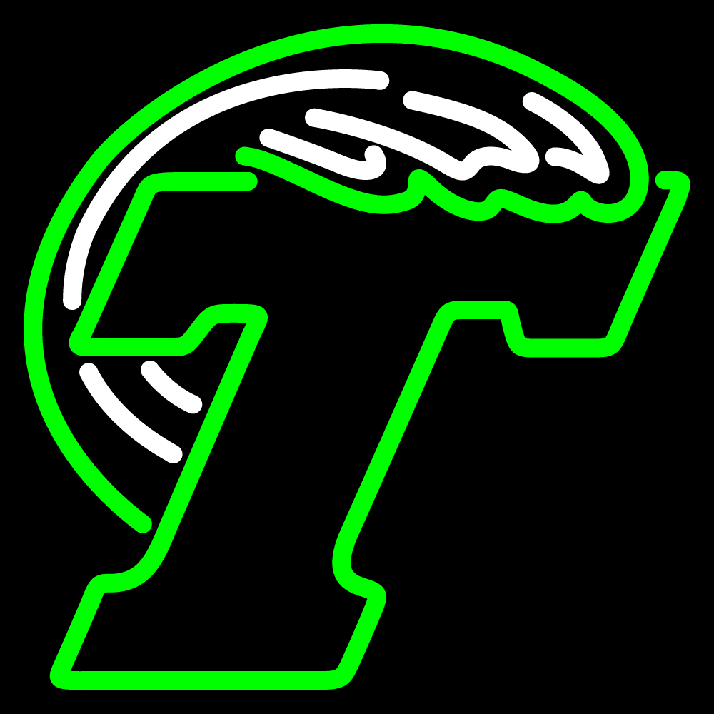 NCAA Tulane Green Logo Neon Sign - Other Collectible Lighting