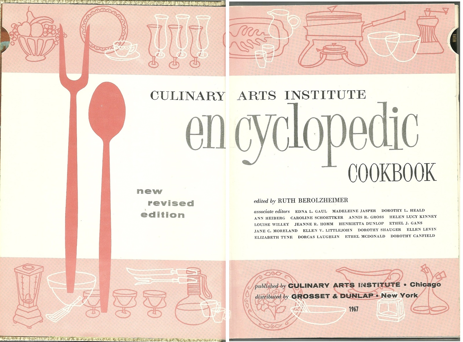 Encyclopedic Cookbook Vintage Hardcover Culinary Arts Institute 1967 ... Encyclopedic Cookbook Vintage Hardcover Culinary Arts Institute 1967 ...