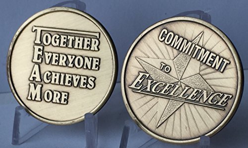 Commitment To Excellence TEAM Bronze Medallion Challenge Token - Office ...