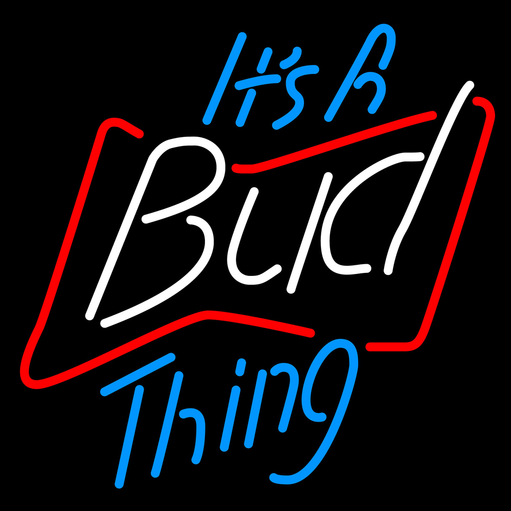 Budweiser Its A Bud Thing Neon Sign - Other Collectible Lighting