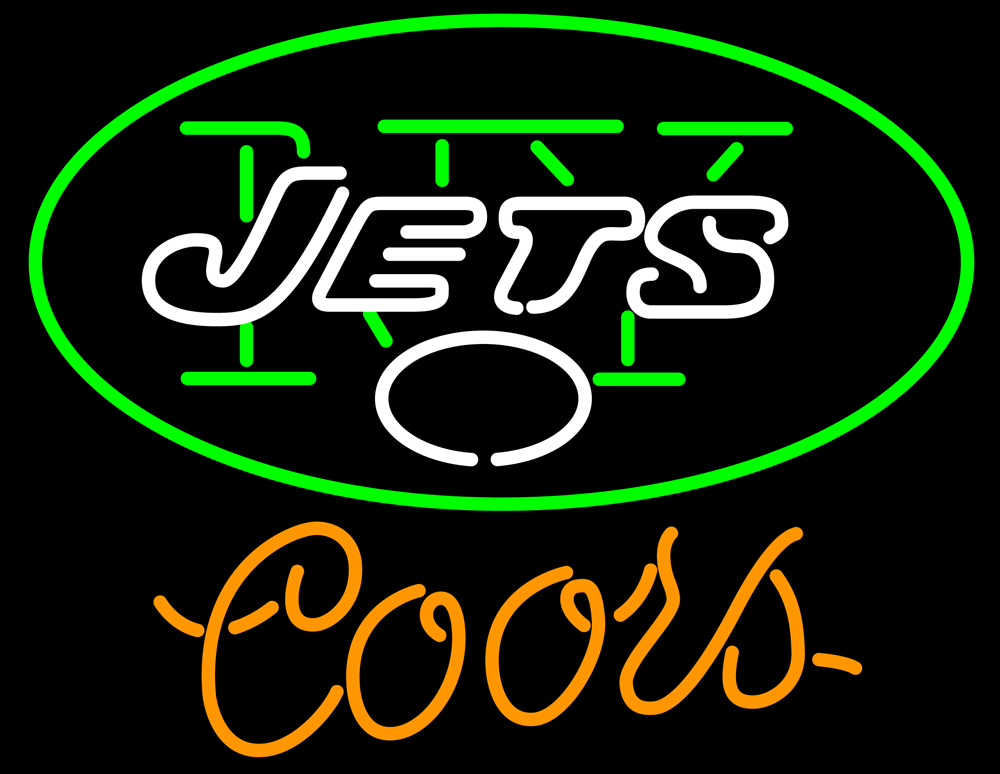 Coors Light NFL New York Jets Neon Sign - Neon