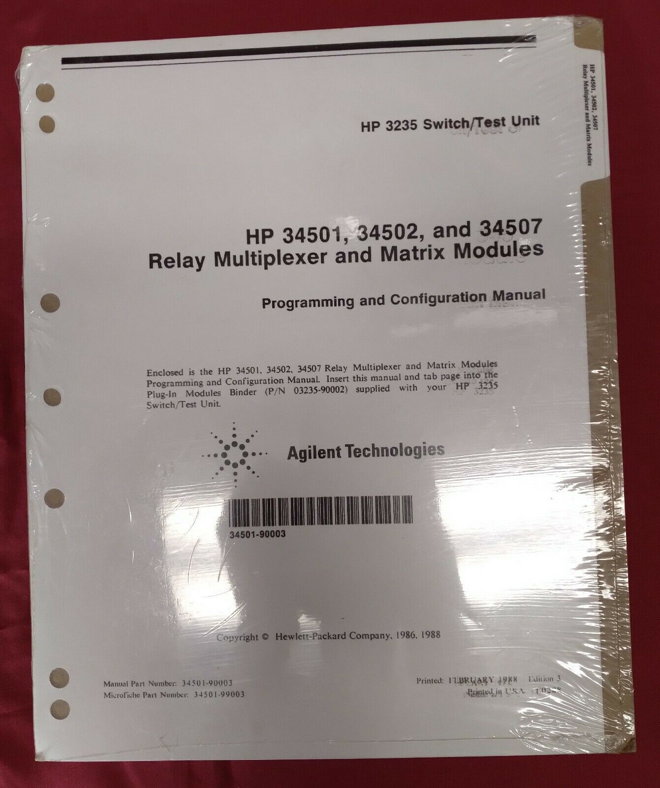HP Relay Multiplexer and Matrix Modules Programming and Configuration ...