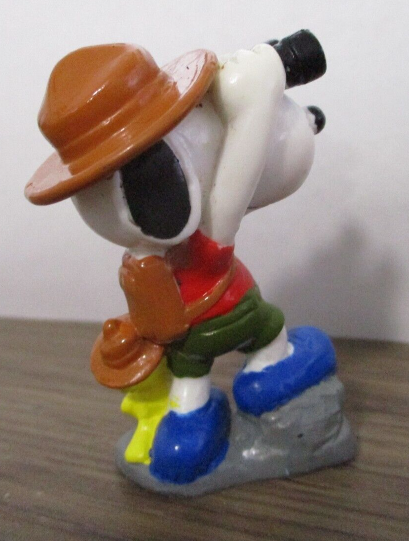 Vintage UFS Peanuts Snoopy & Woodstock Hiking Camping Ranger Figure ...