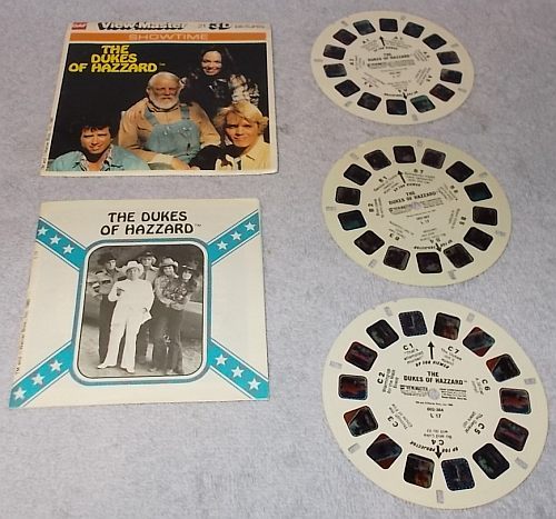 GAF View Master Set The Dukes of Hazard 3 Reel Set 1980 w Paper Work ...