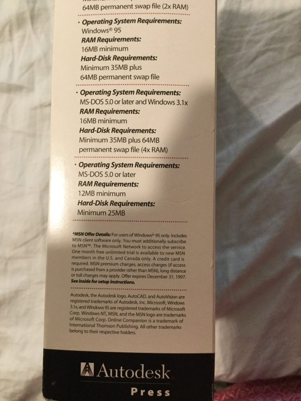 Autocad r13 autodesk student portfolio r13c4 autovision r2c4 manual and ...