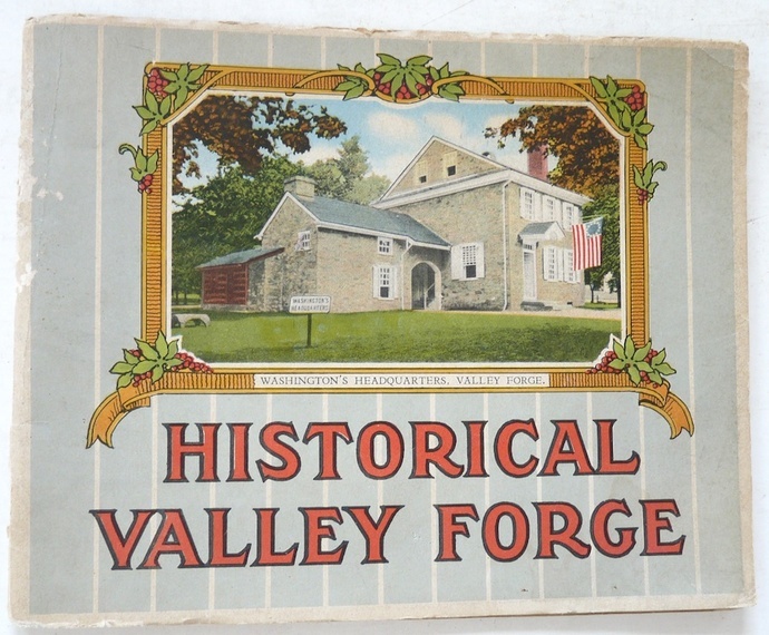 Historical Valley Forge antique vintage view book tourist US Civil War ...