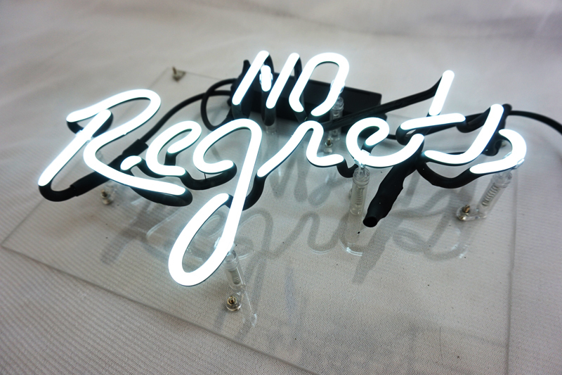 No Regrets Neon Sign - Other Collectible Lighting