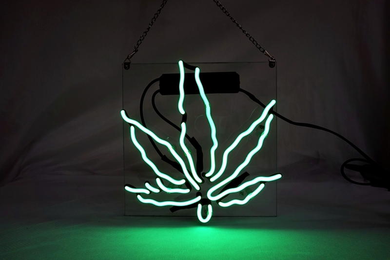 Cannabis Marijuana Leaf Neon Sign - Other Collectible Lighting