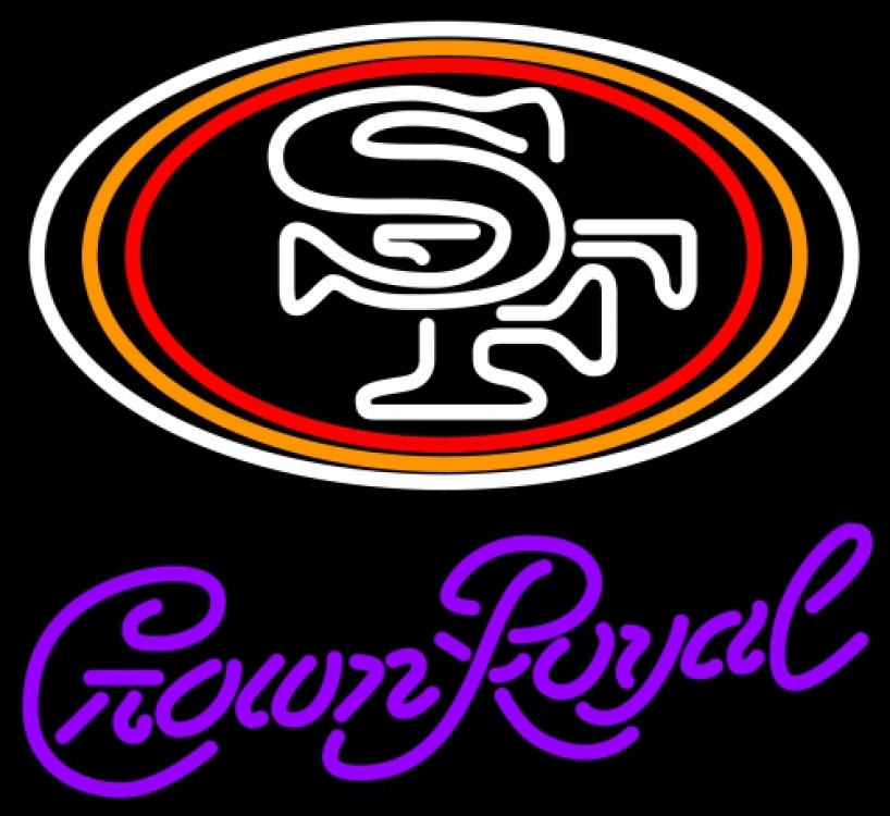Crown Royal NFL San Francisco 49ers Neon Sign - Neon