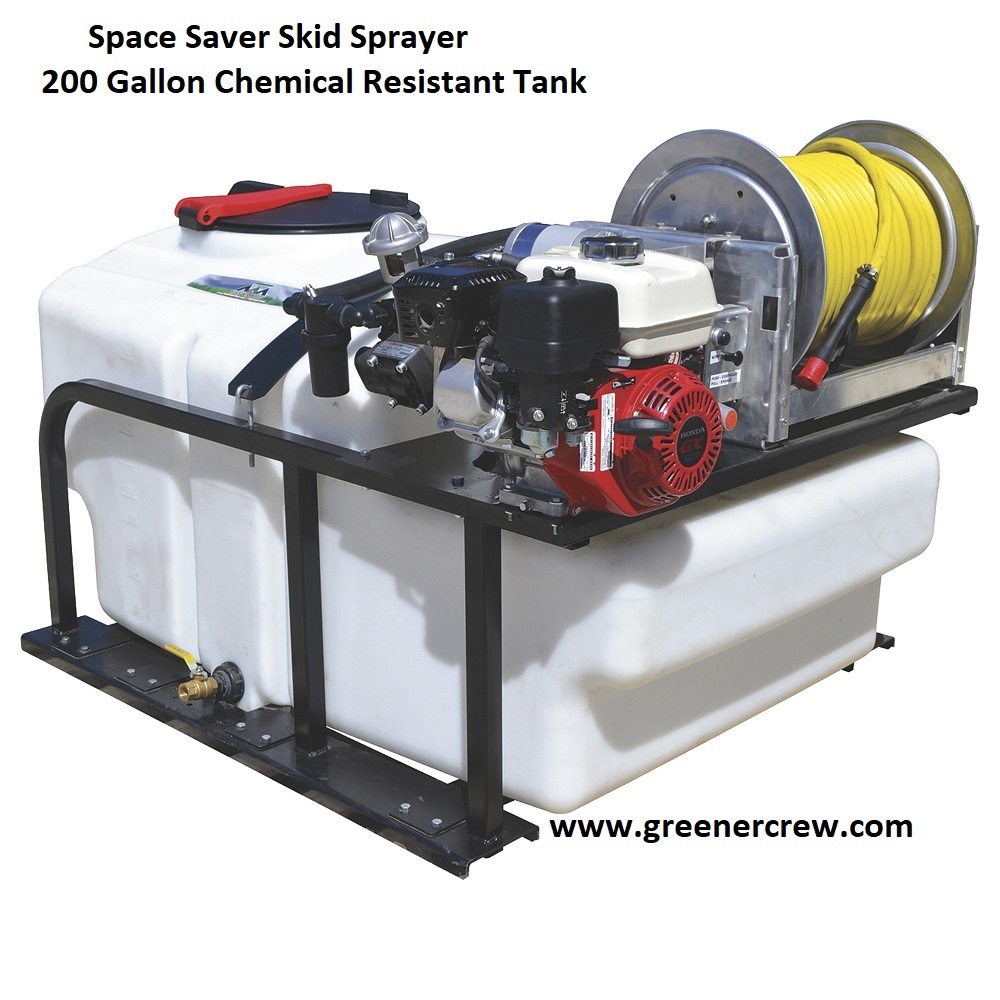 Commercial Space Saver Skid Sprayer 200 Gallon - Other