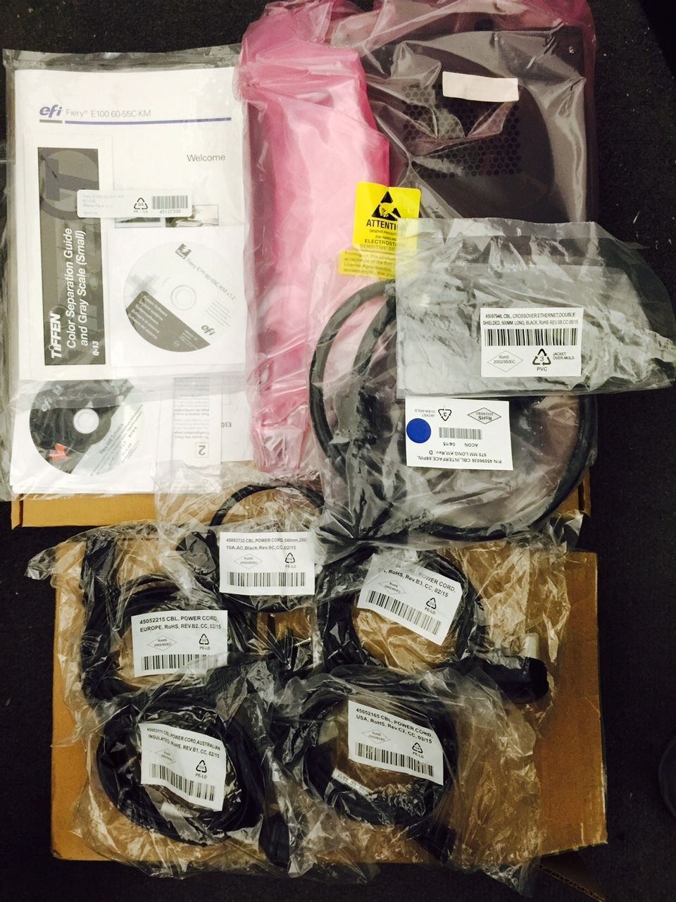 Konica Minolta A4FRWY2 Fiery Print Controller IC-414 for BH C554 C454 ...