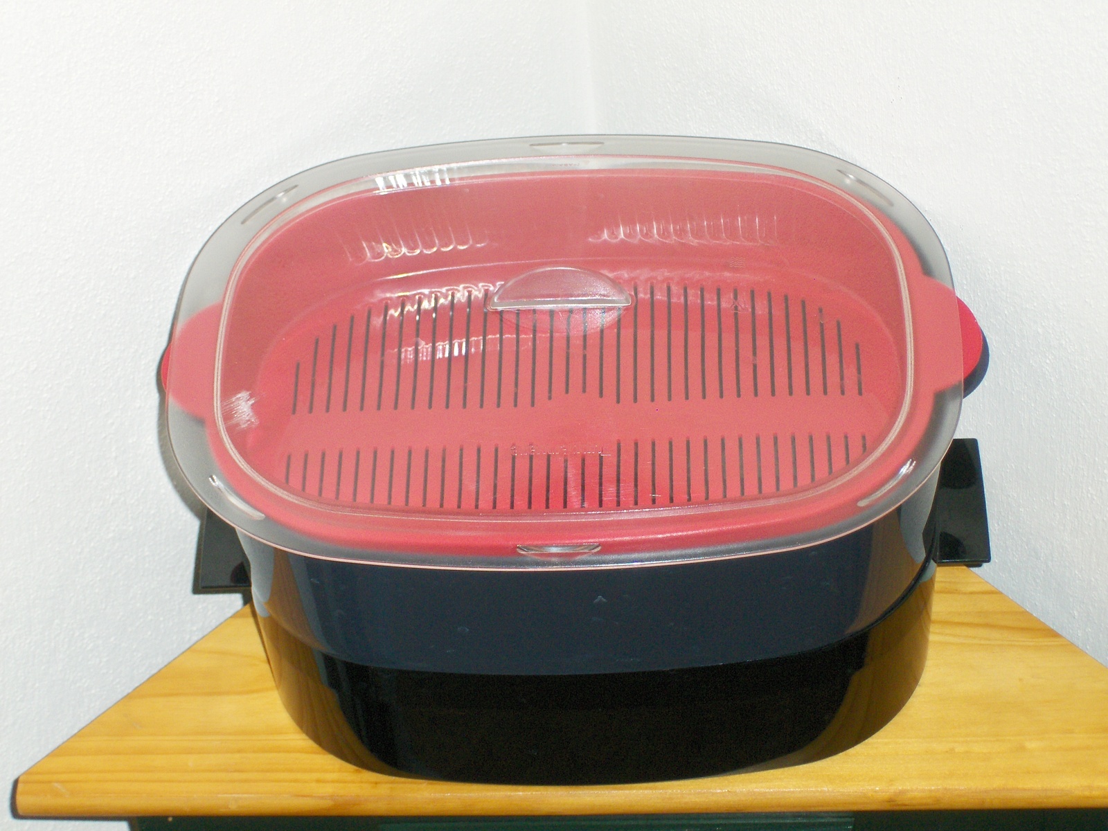 Tupperware Stack Cooker Microwave Cookware Steamer Oval 2-1/4 qt ...