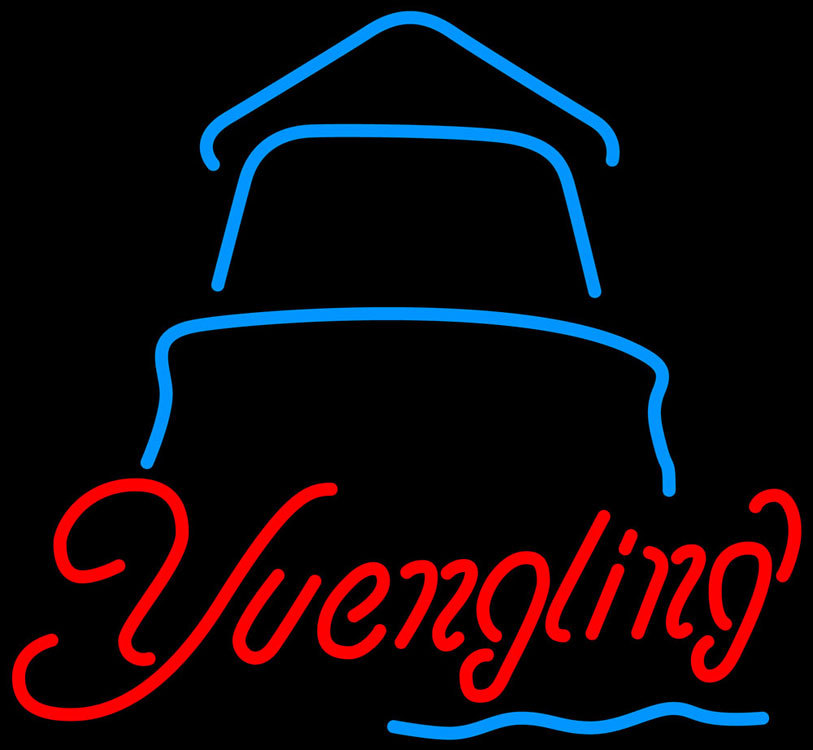 Yuengling Day Lighthouse Neon Sign 16" x 16" - Other Collectible Lighting