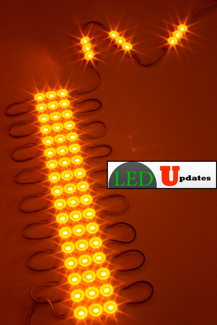 Amber color 20ft Brightest Store front LED light 5630 module with 12v ...