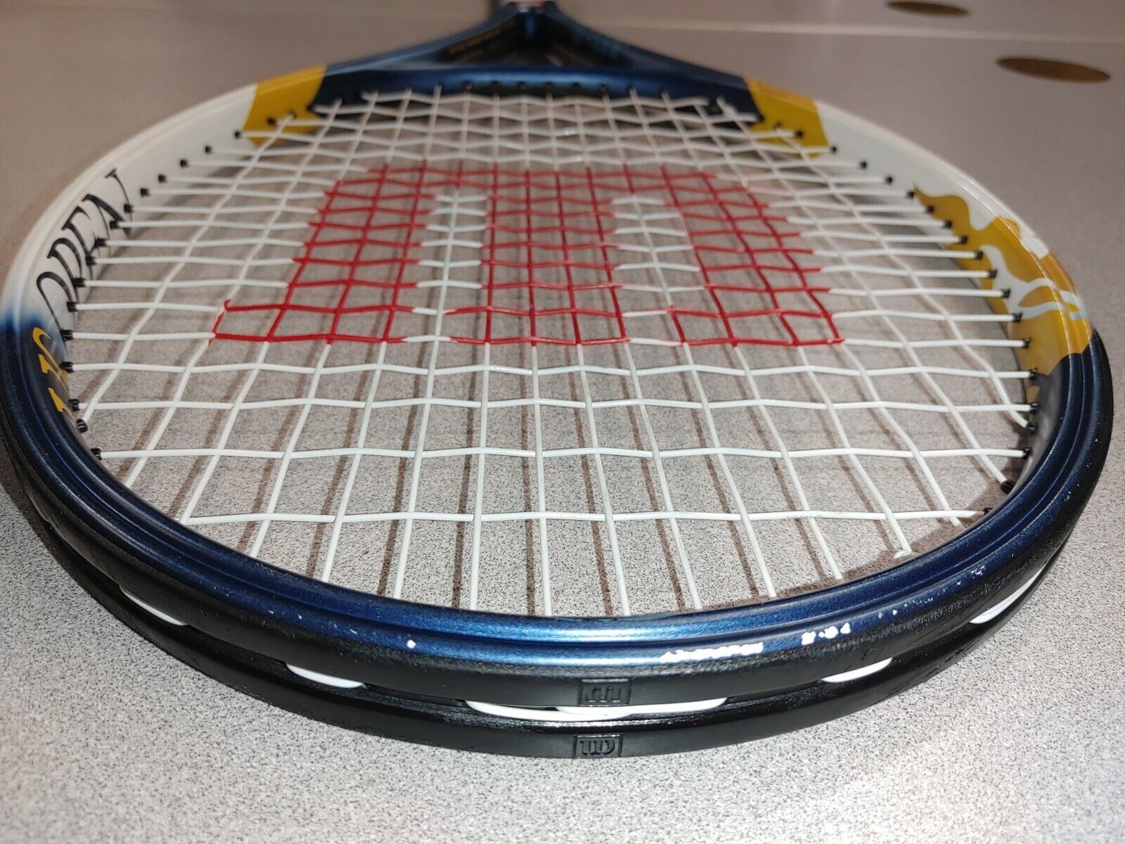 Wilson US Open Tennis Racquet Grip L3 4 3/8 Double Beam Technology ...