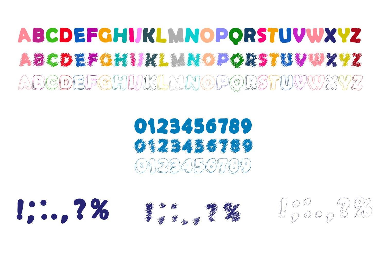 ZoZo Kids Font | Nursery Font | Kids Font | and 50 similar items
