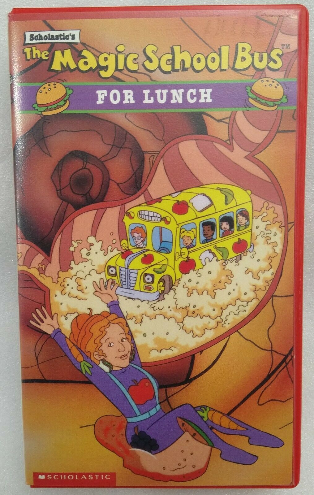 VHS The Magic School Bus - For Lunch (VHS, 1995, Red Case) - VHS Tapes