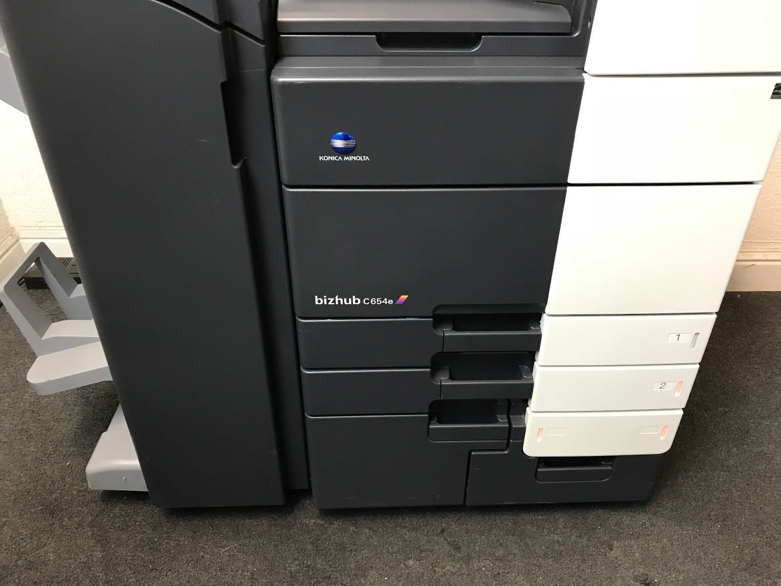 Konica Minolta Bizhub C654e Color Copier Printer Scanner Booklet Fiery ...