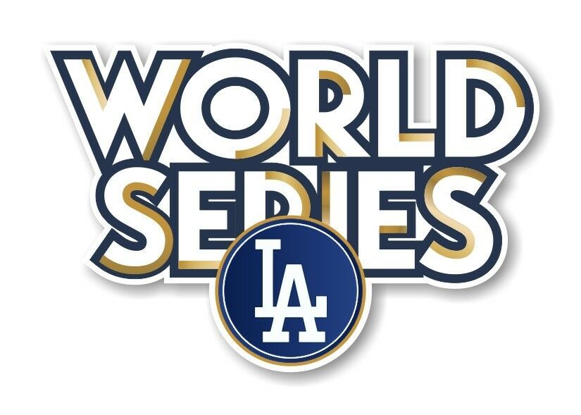 Los Angeles Dodgers World Series 2017 Decal / Sticker Die cut ...