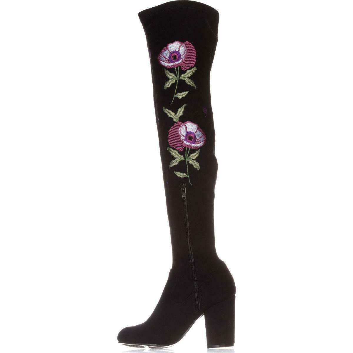 Carlos by Carlos Santana Quality Over-The-Knee Boots, Black - Boots