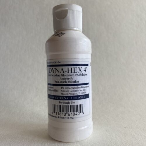 Dyna-Hex 4 CHG ANTISEPTIC Scrub 4 fl oz CHG Prep Non Sterile Solution ...