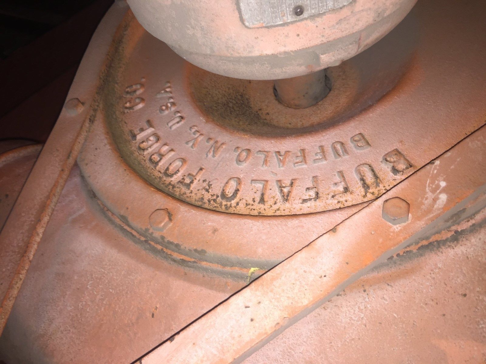 Buffalo Forge 8" material handling Fan electric driven item 304 - HVAC ...