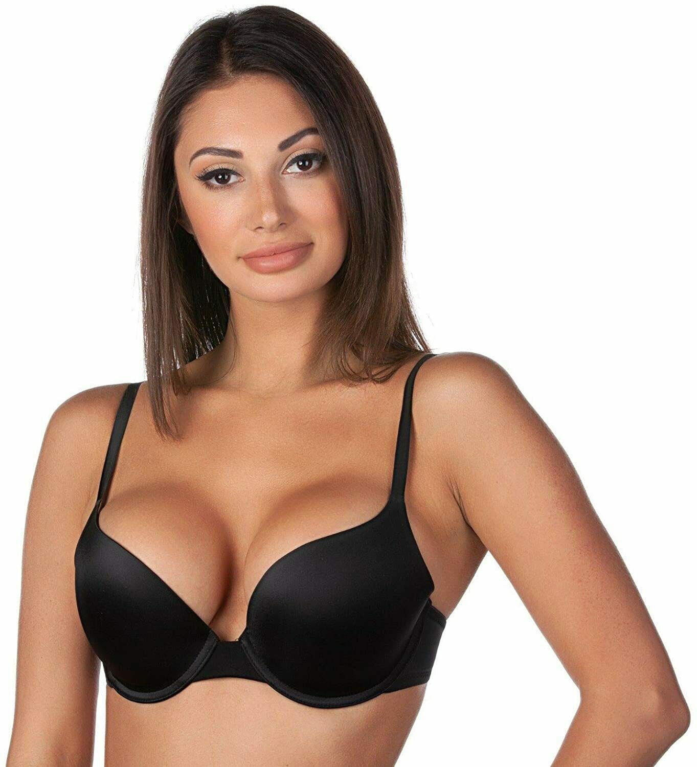 Panache BLACK Atlantis Solution Push Up Padded T Shirt Bra US 32AA UK Panache BLACK Atlantis Solution Push Up Padded T Shirt Bra US 32AA UK