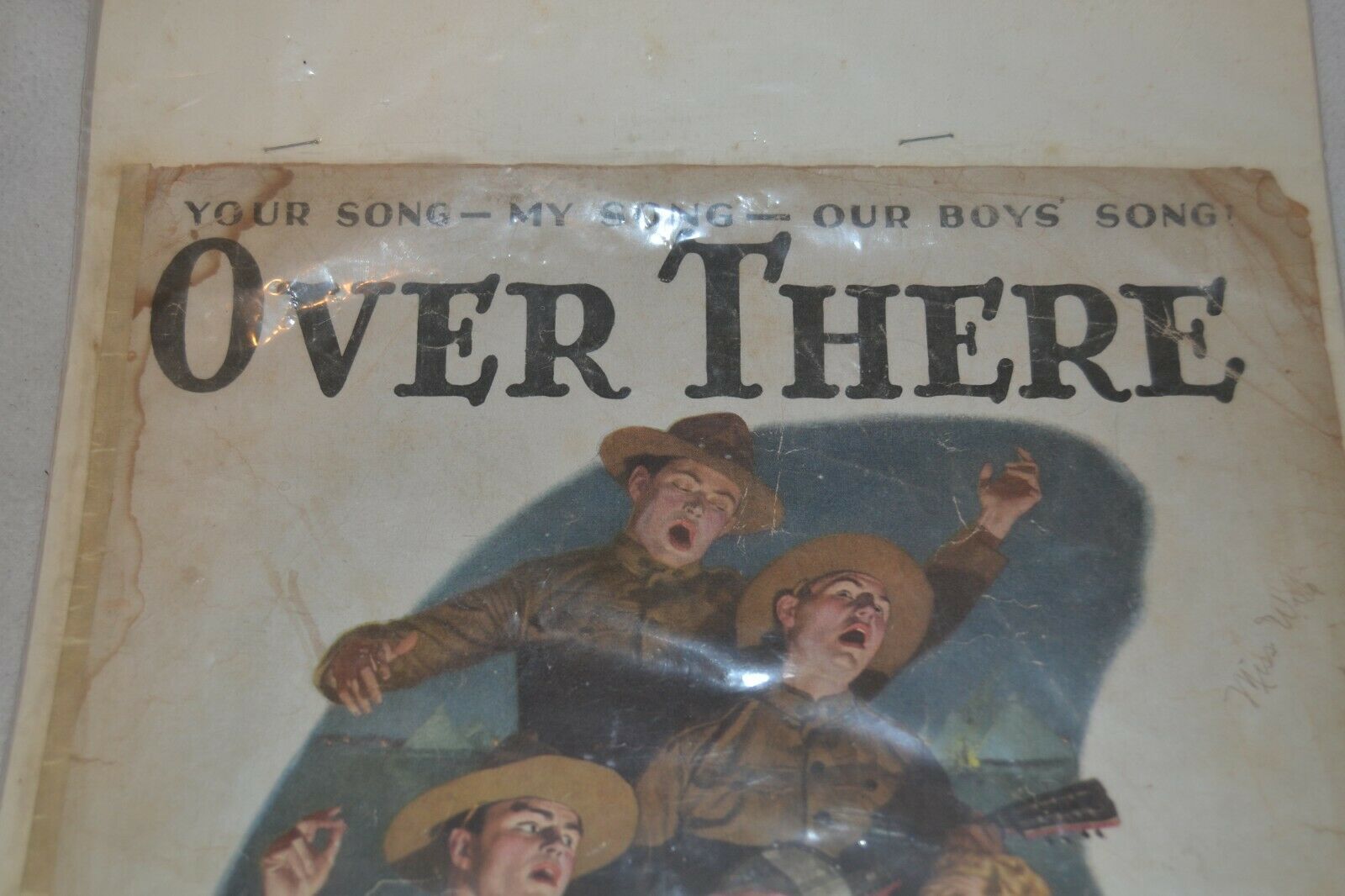 Vintage 1918 Over There Sheet Music Norman and 50 similar items