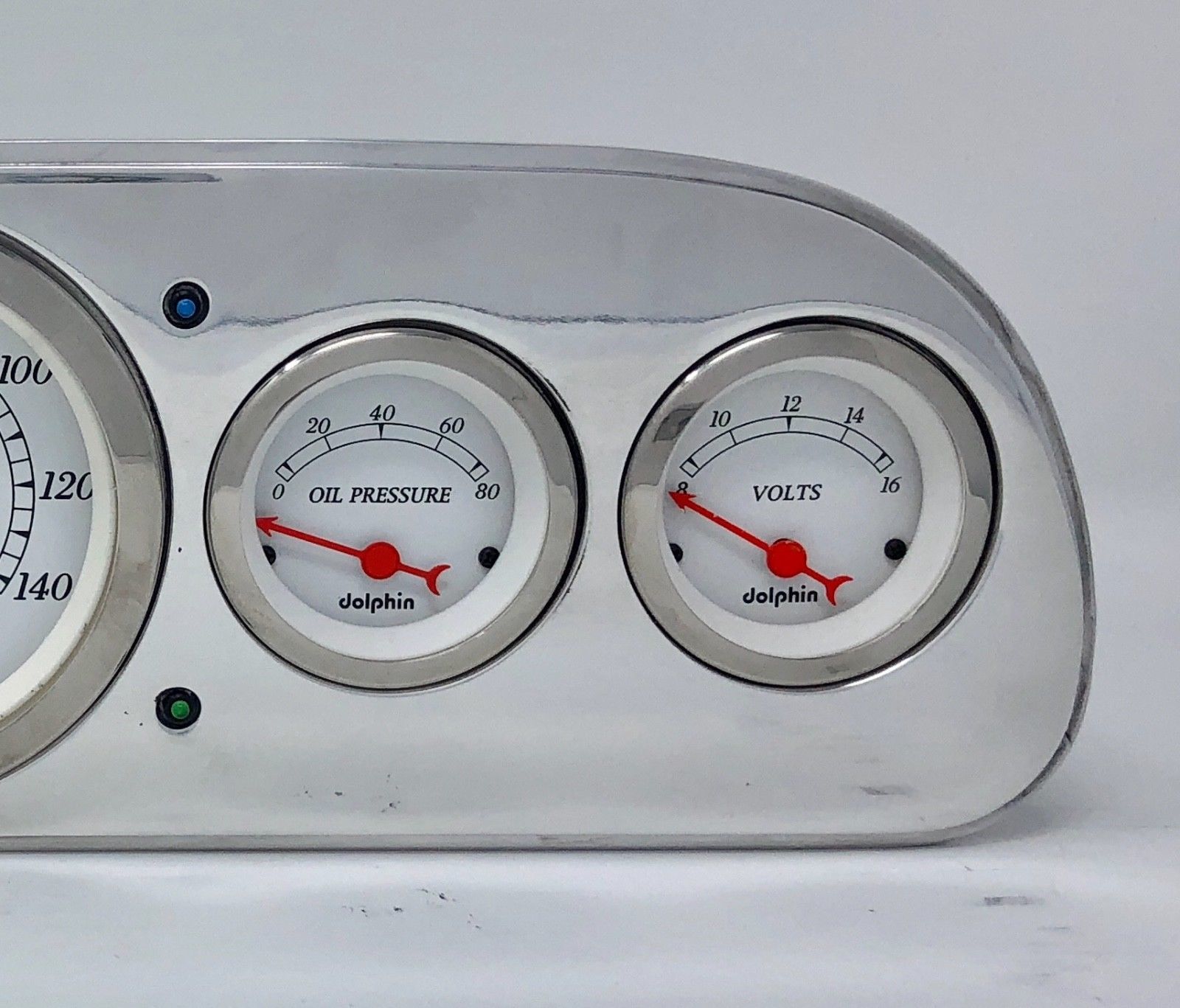 1960 1961 1962 1963 Ford Falcon Gauge Dash Cluster White - Gauges