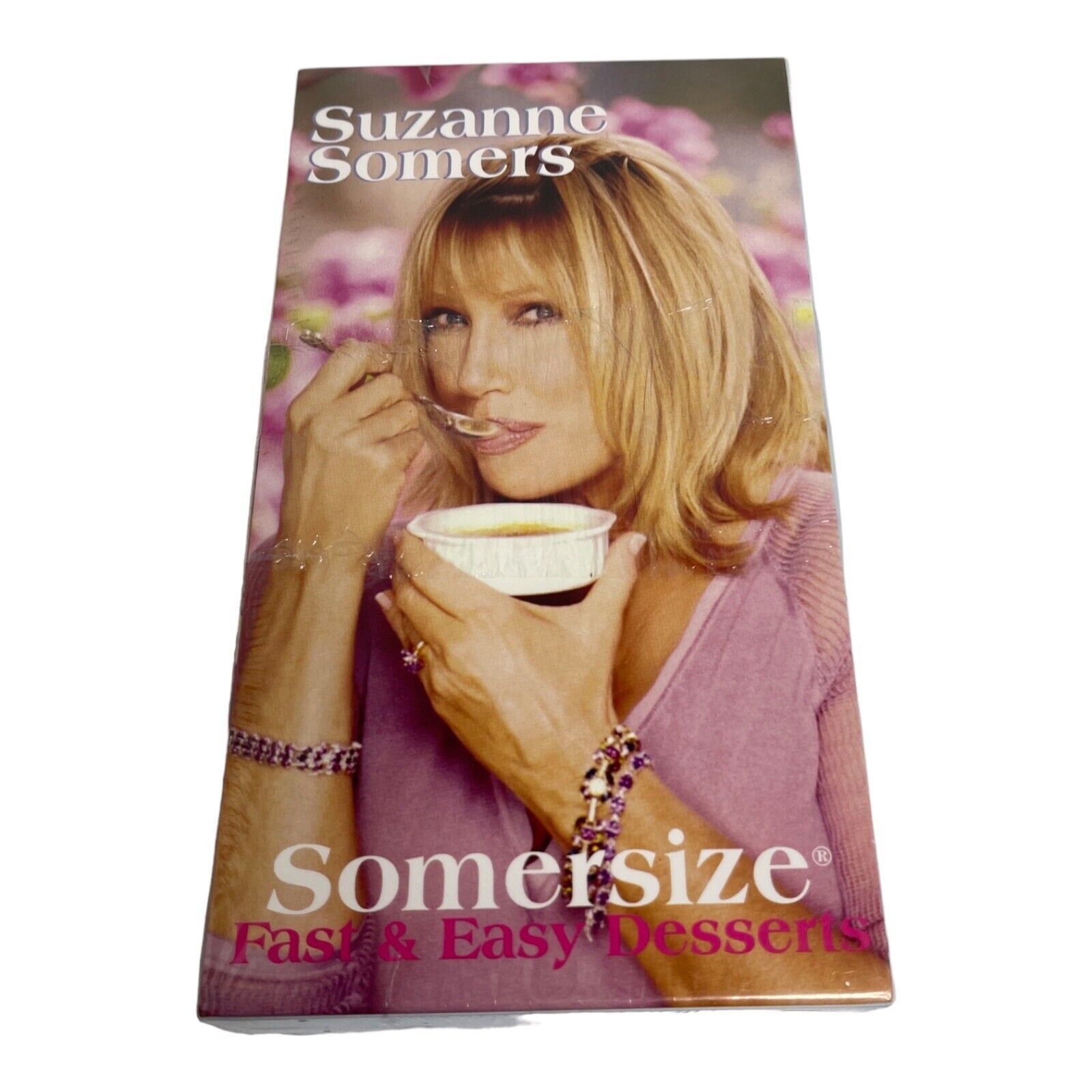 Suzanne Somers 2 VHS TAPES "SOMERSIZE FAST & EASY ENTREES & DESSERTS ...