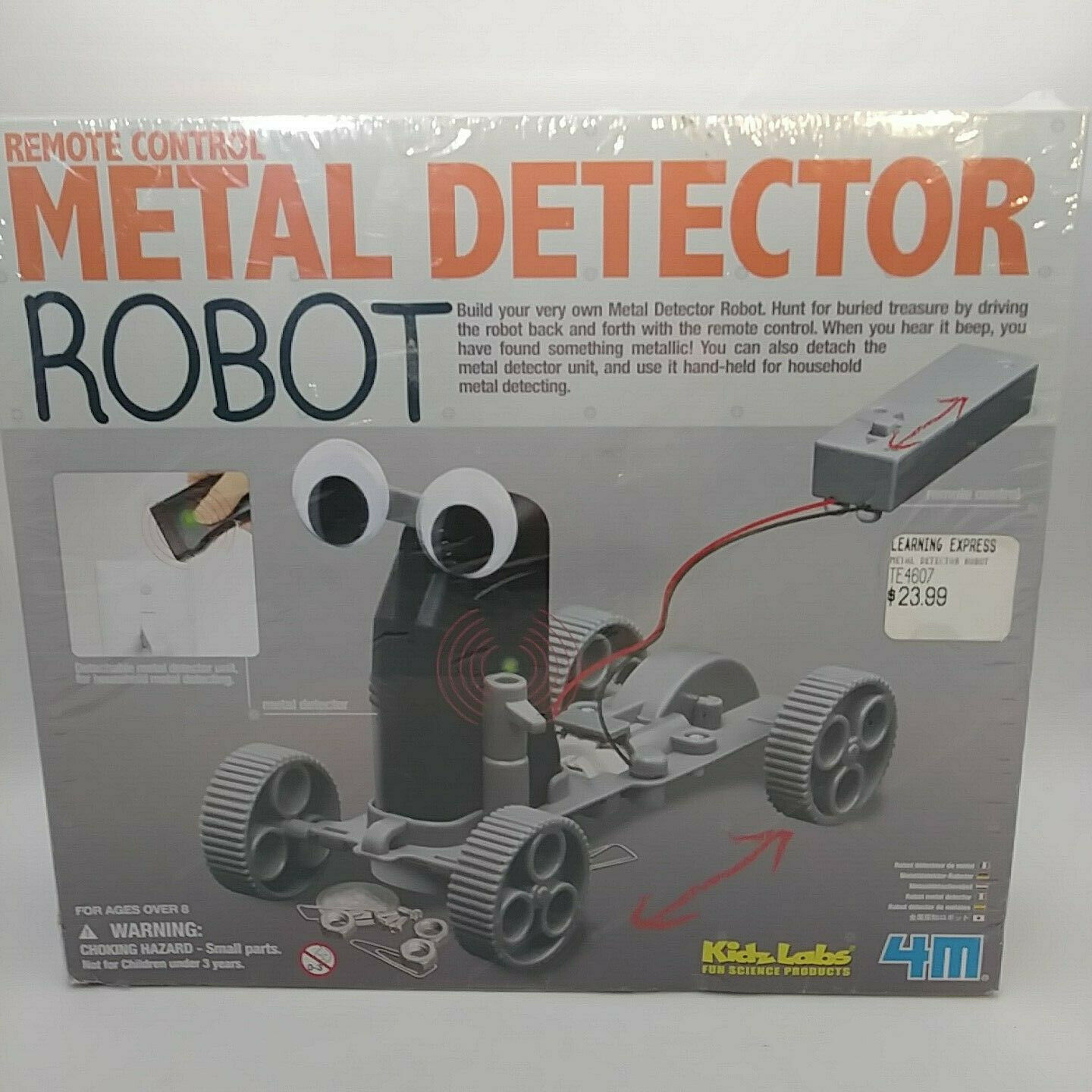 4M Remote Control Metal Detector Robot Kit Mechanics Science Project ...