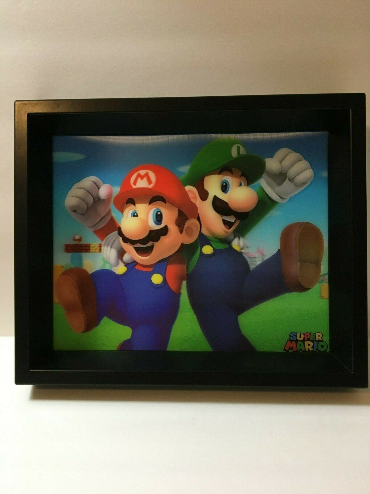 2015 Nintendo Pyramid 3D Holographic Picture Wall Decor SUPER MARIO ...