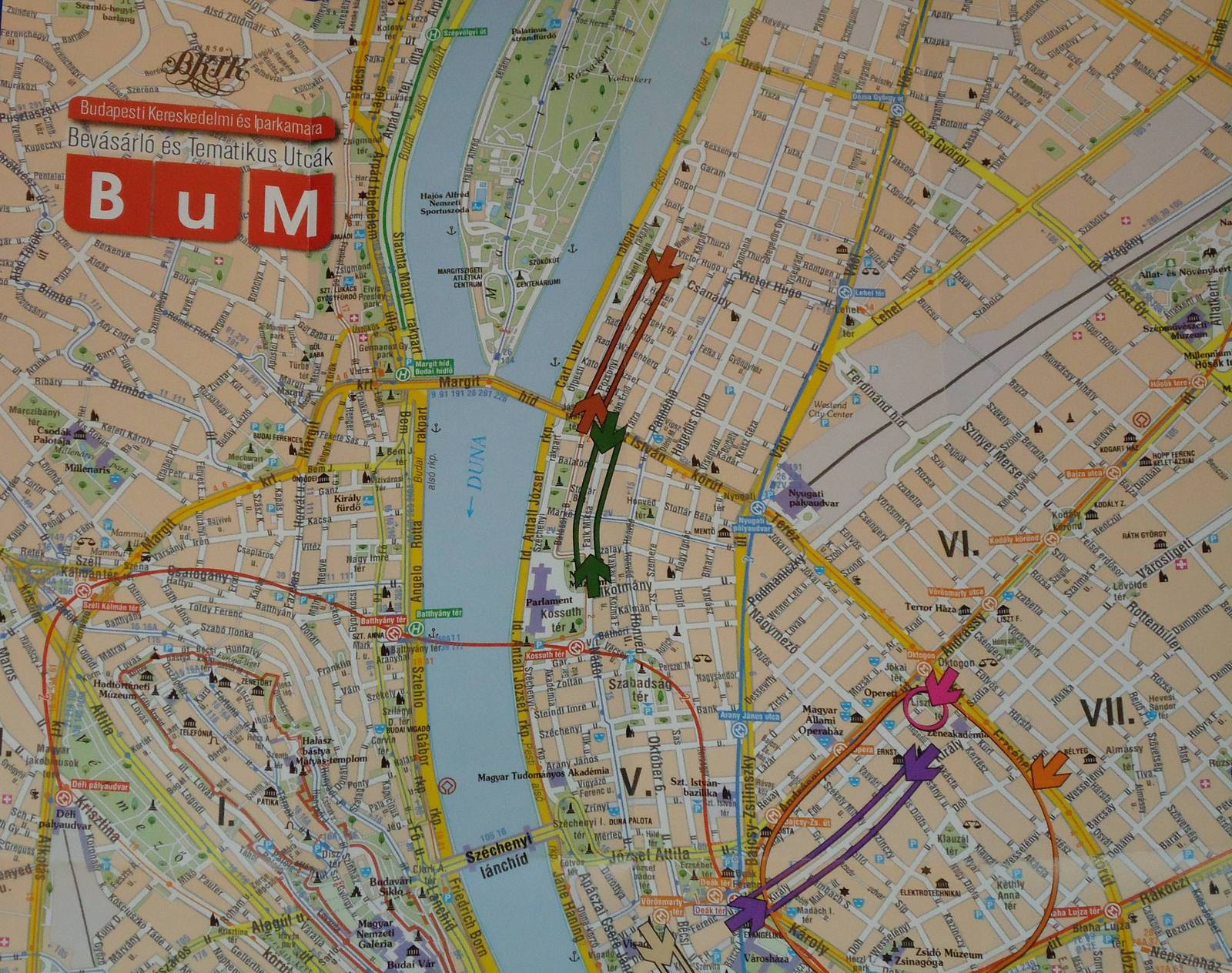 BRAND NEW BUDAPEST HUNGARY BROCHURE MAP - EXCELLENT INFORMATIVE ...