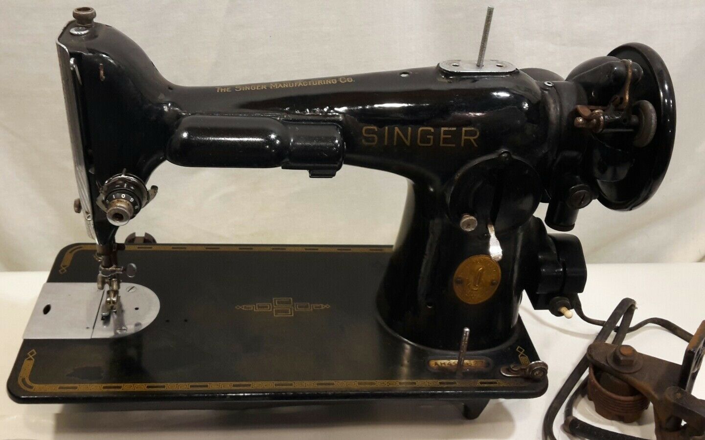 Vintage 1948 Singer Model 201 Sewing Machine Working Condition ser ...