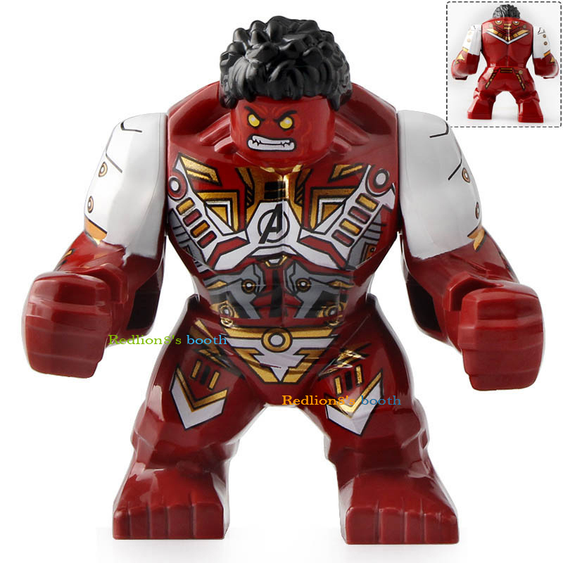 Red Hulk (BigFig) Avengers Endgame Minifigures Lego Compatible Toys ...