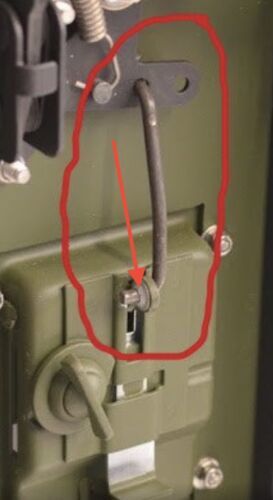 4PK Door Linkage Retainer aka Pivot Clips for Military Humvee x-doors ...