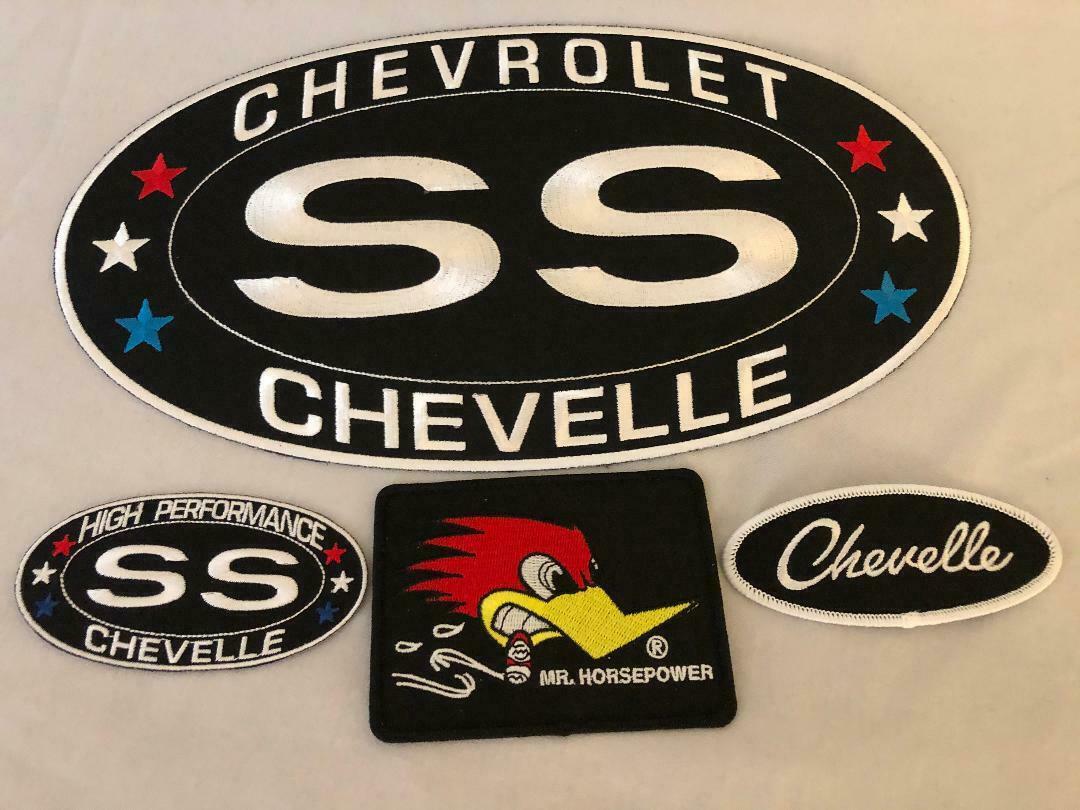 EXTREME CHEVY MAXIMUM PERFORMANC SS CHEVELLE SEW/IRON ON PATCH SET 6-1 ...