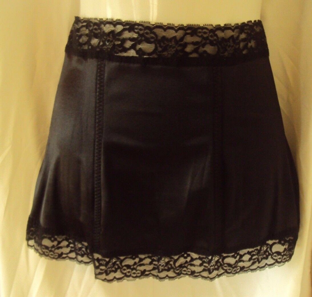 Rago 826 Luxury Satin and lace Medium shaping Corset Black Sizes XL-6X ...